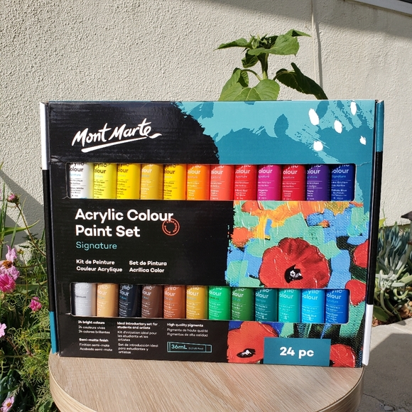 Mont Marte | Toys | New Mont Marte Acrylic Paint Set 24 Colors 36ml ...